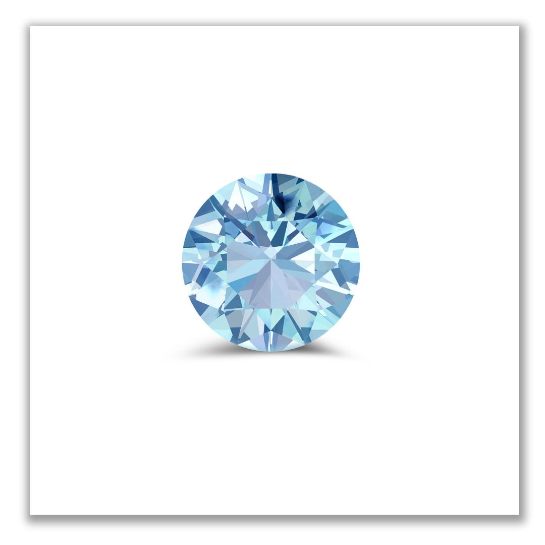 Birthstone for March Aquamarine – True Gem Sculpture